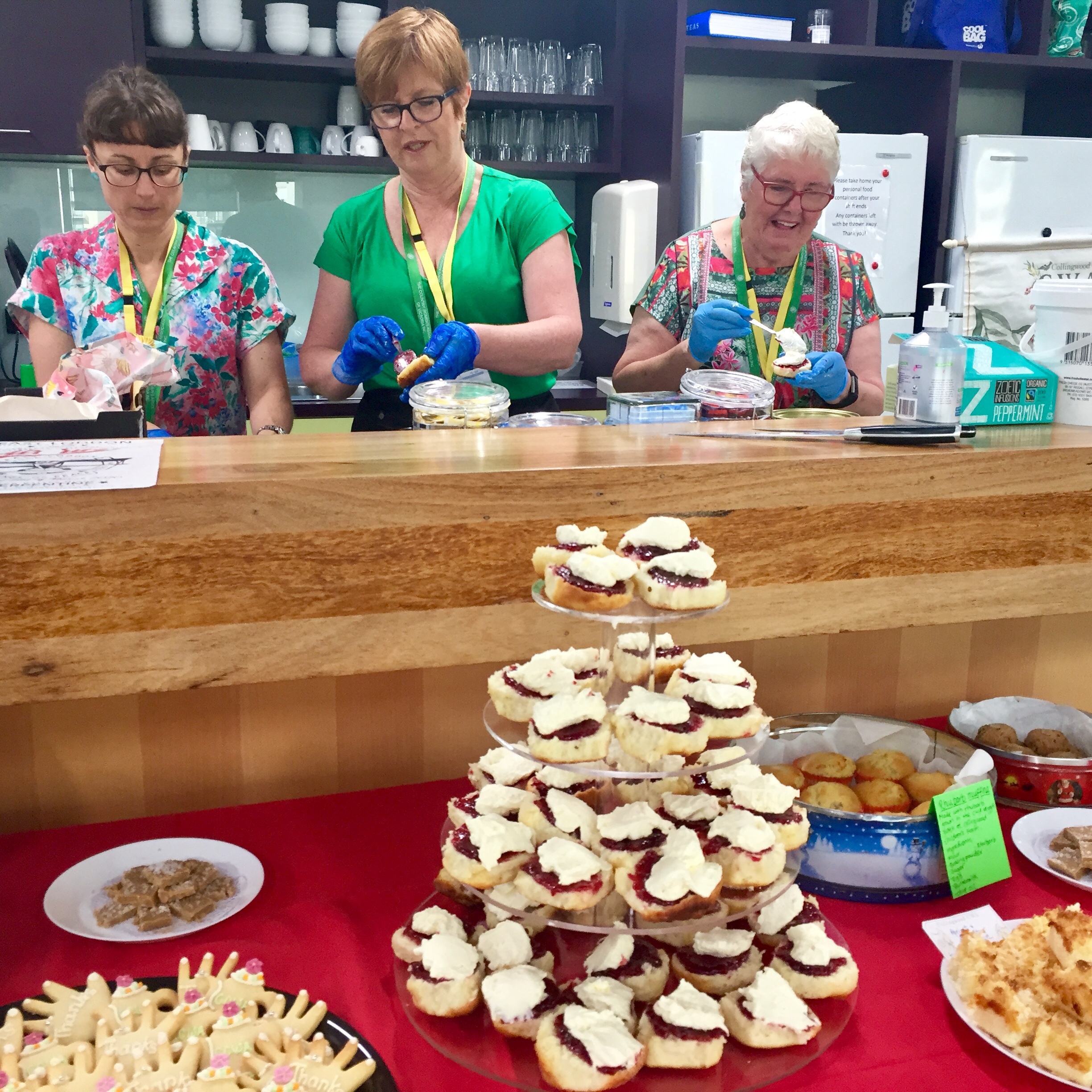 Thanking the State Control Centre – Collingwood CWA