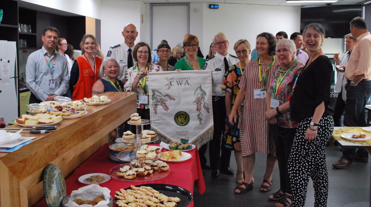 Thanking the State Control Centre – Collingwood CWA